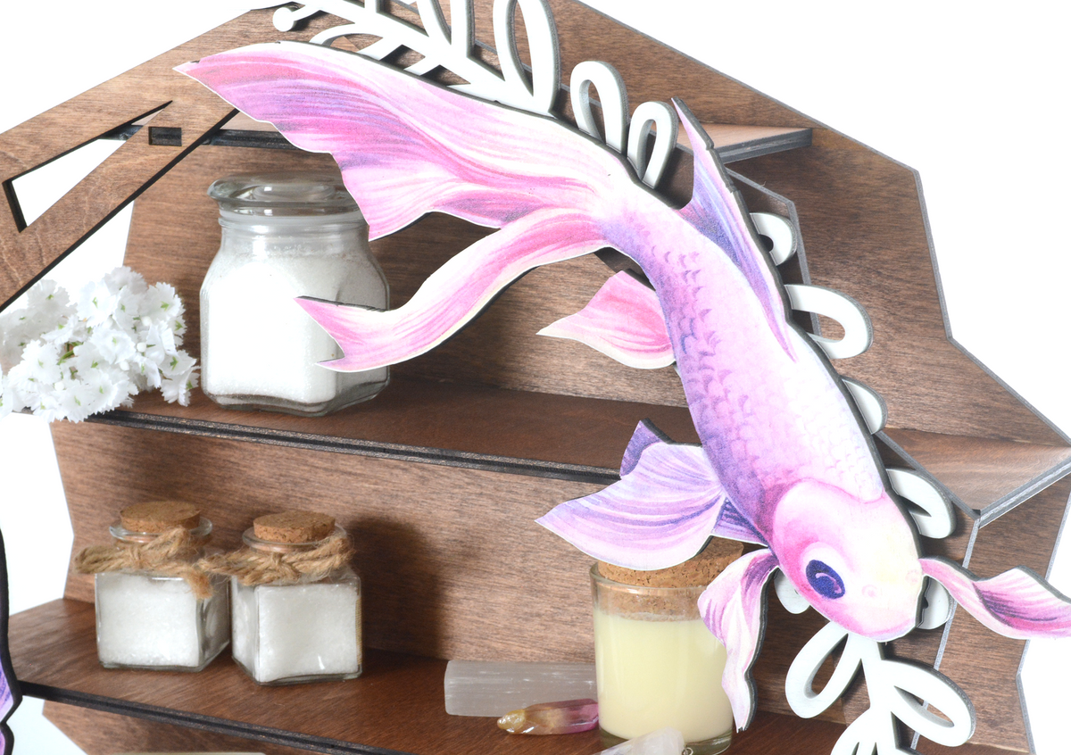 Dancing Fish | Display Shelf – Hickory Rose