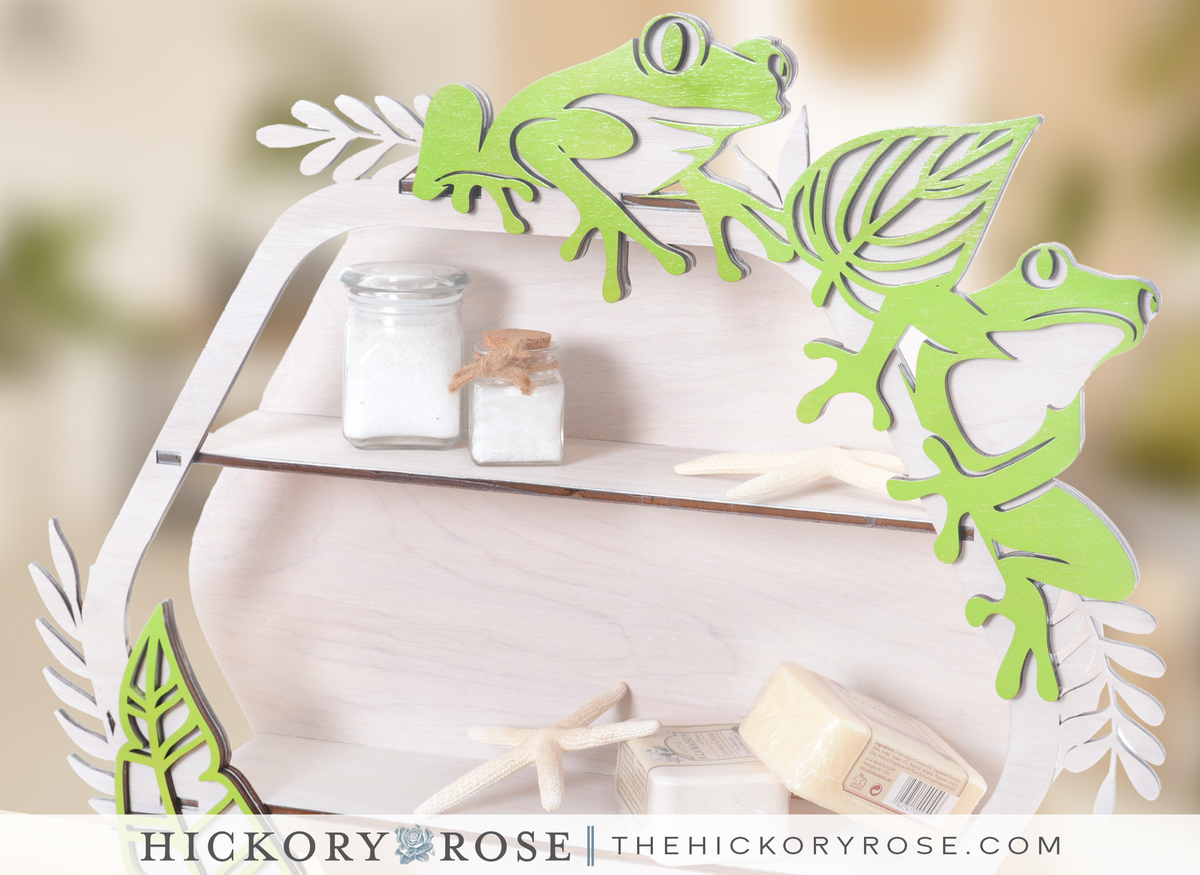 Frog Friends | Display Shelf – Hickory Rose